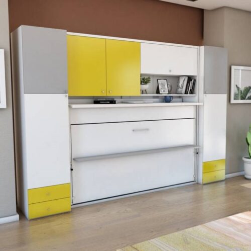 Κρεβάτι Τοίχου με Τραπέζι Smart | Murphy bed | Wall bed